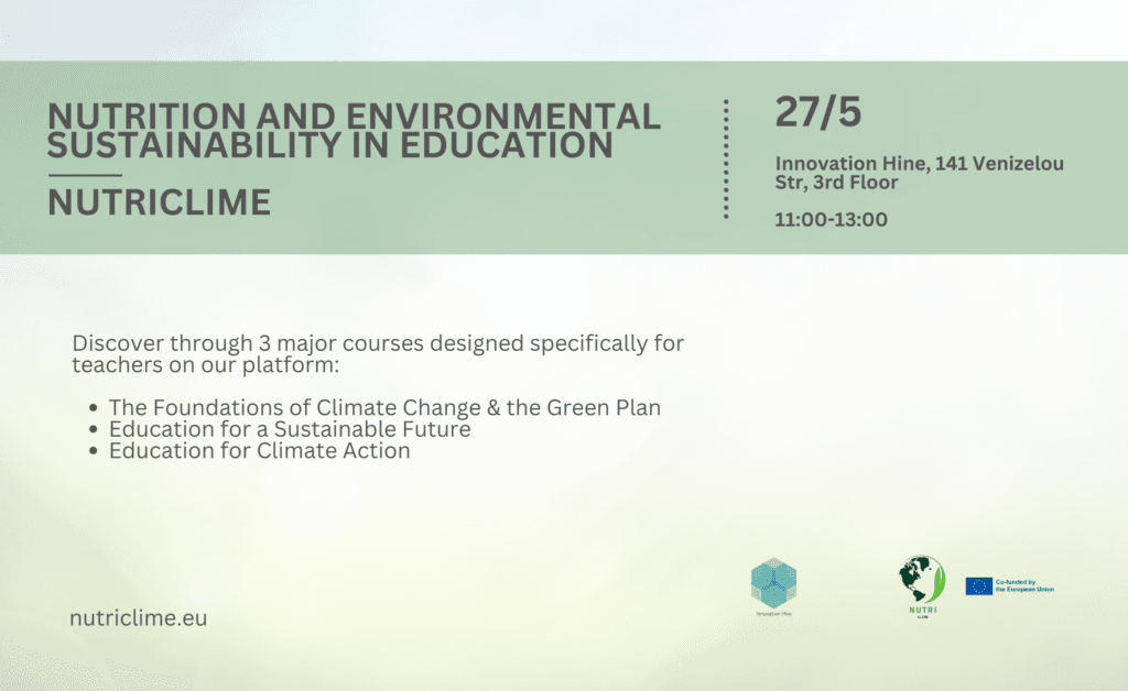 Nutrition and Environmental Sustainability in Education - Nutriclime
